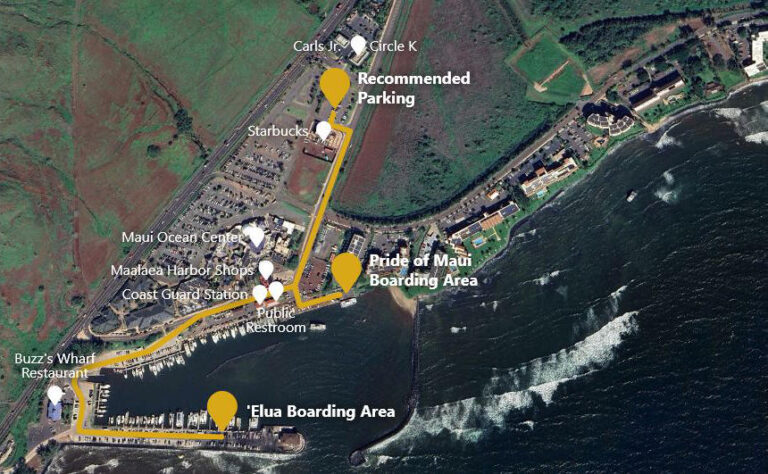 Maalaea Harbor Maps and Directions | Pride of Maui